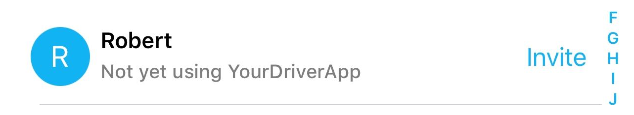 Inviting drivers that are not yet using YourDriverApp – YourDriverApp