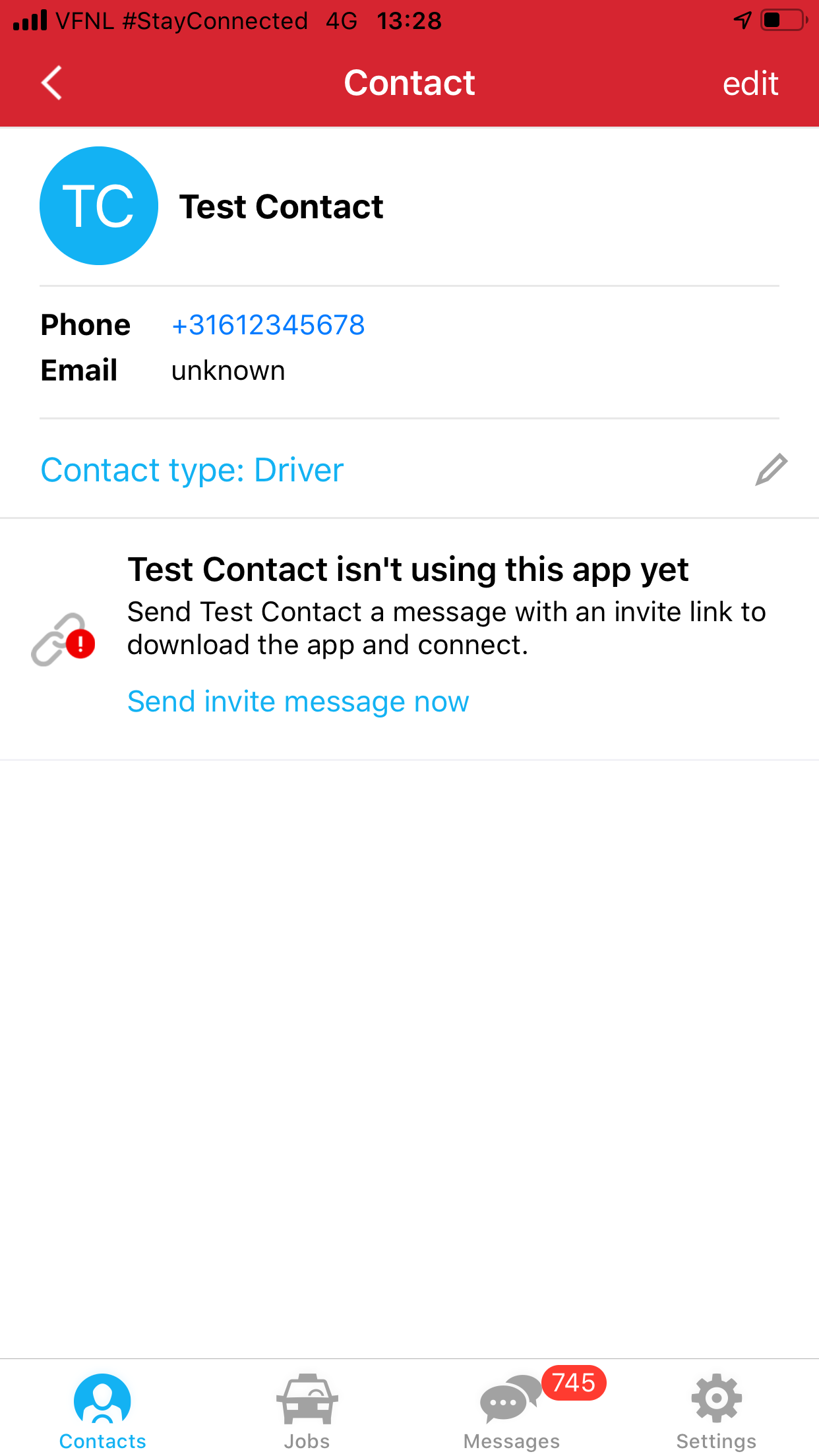Inviting drivers that are not yet using YourDriverApp – YourDriverApp
